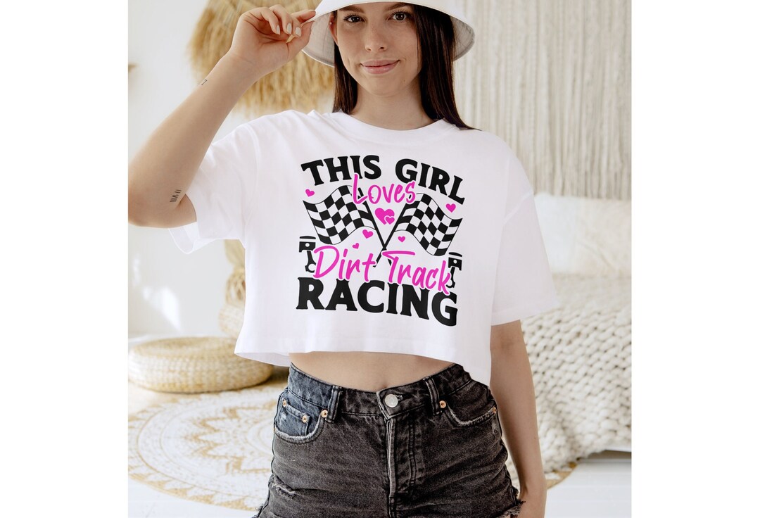This Girl Loves Dirt Track Racing Svg Racer Svg Motocross - Etsy
