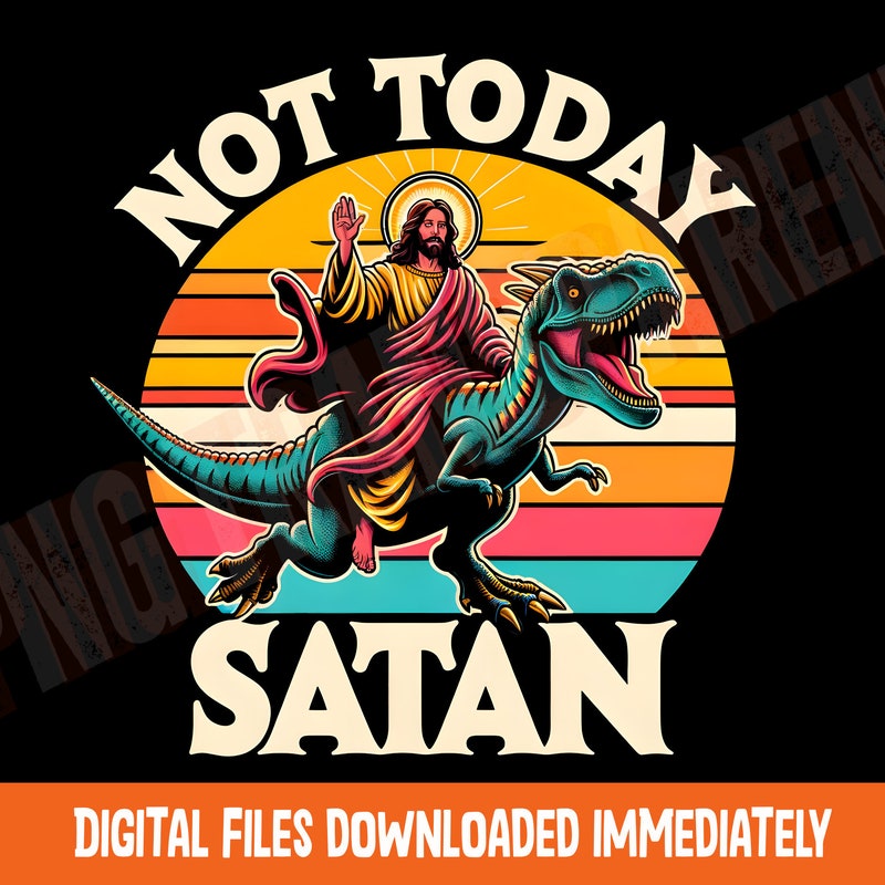 Not Today Satan - Etsy