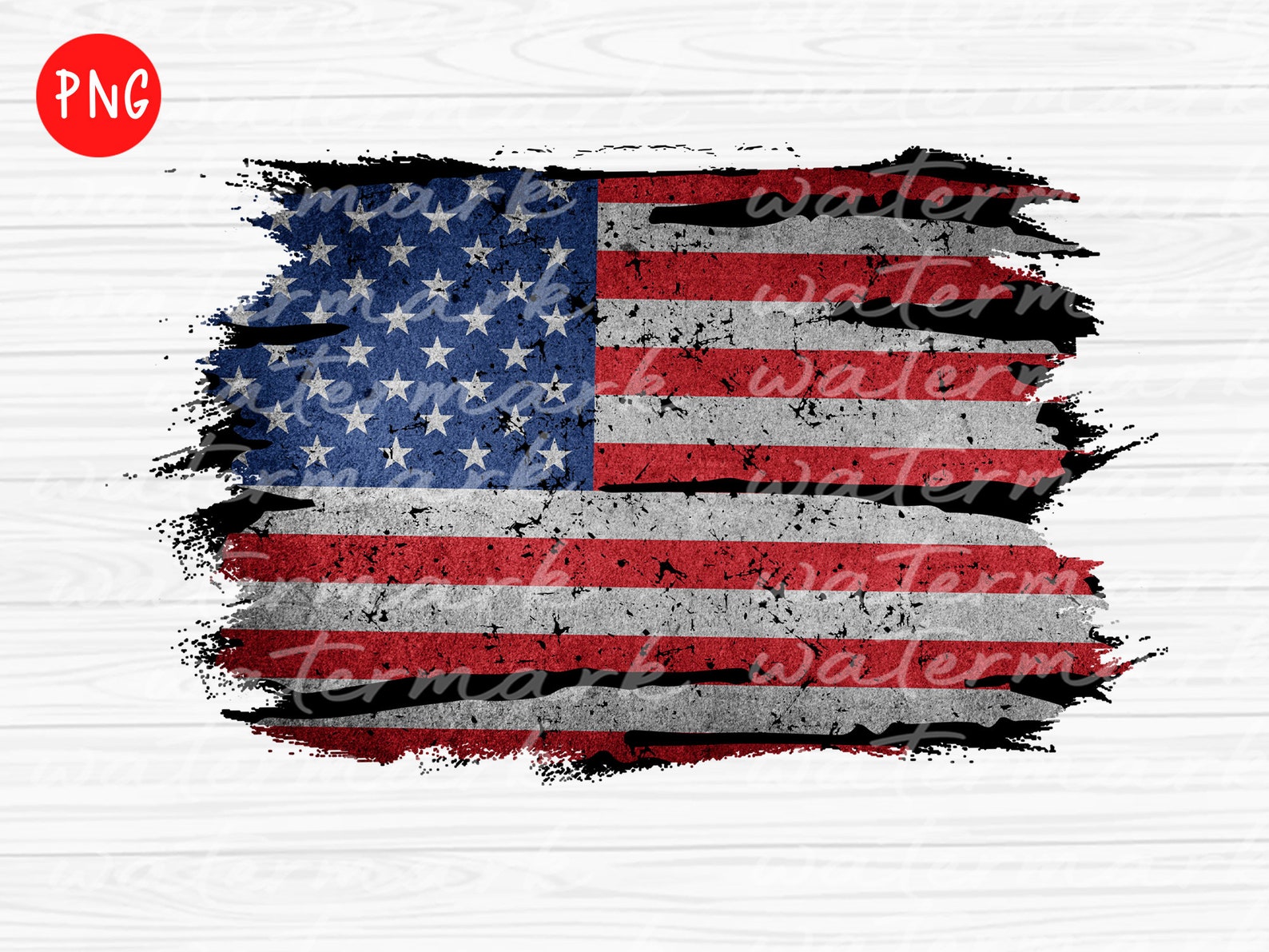 American Flag Png Usa Flag Claw Png File Usa Ripped Design - Etsy