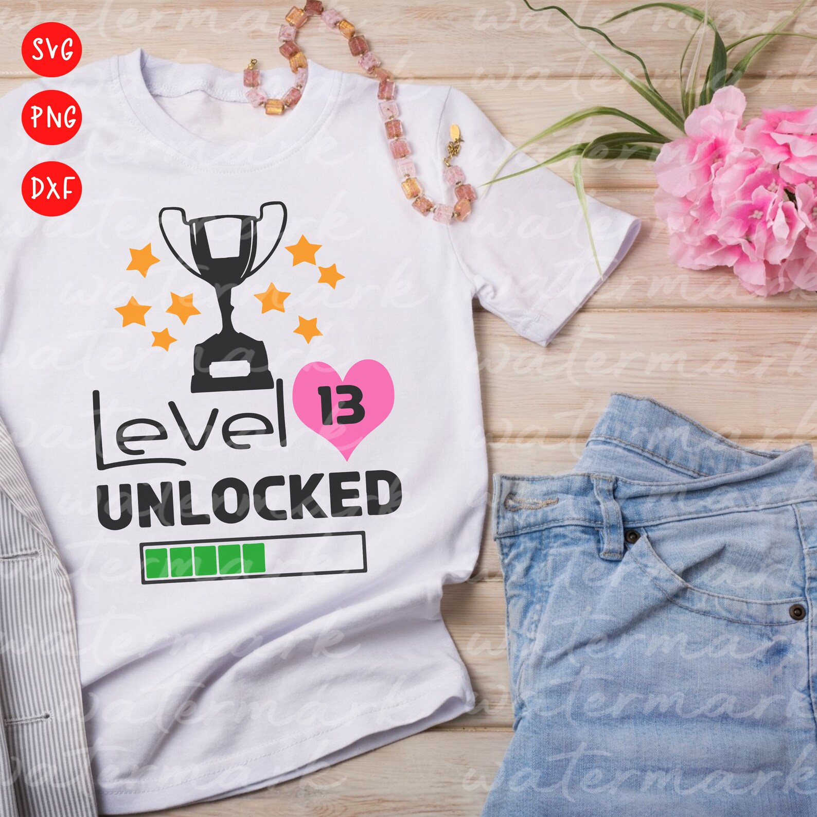 13th Birthday Svg Level 13 Unlocked Svg 13 Years Old Svg - Etsy