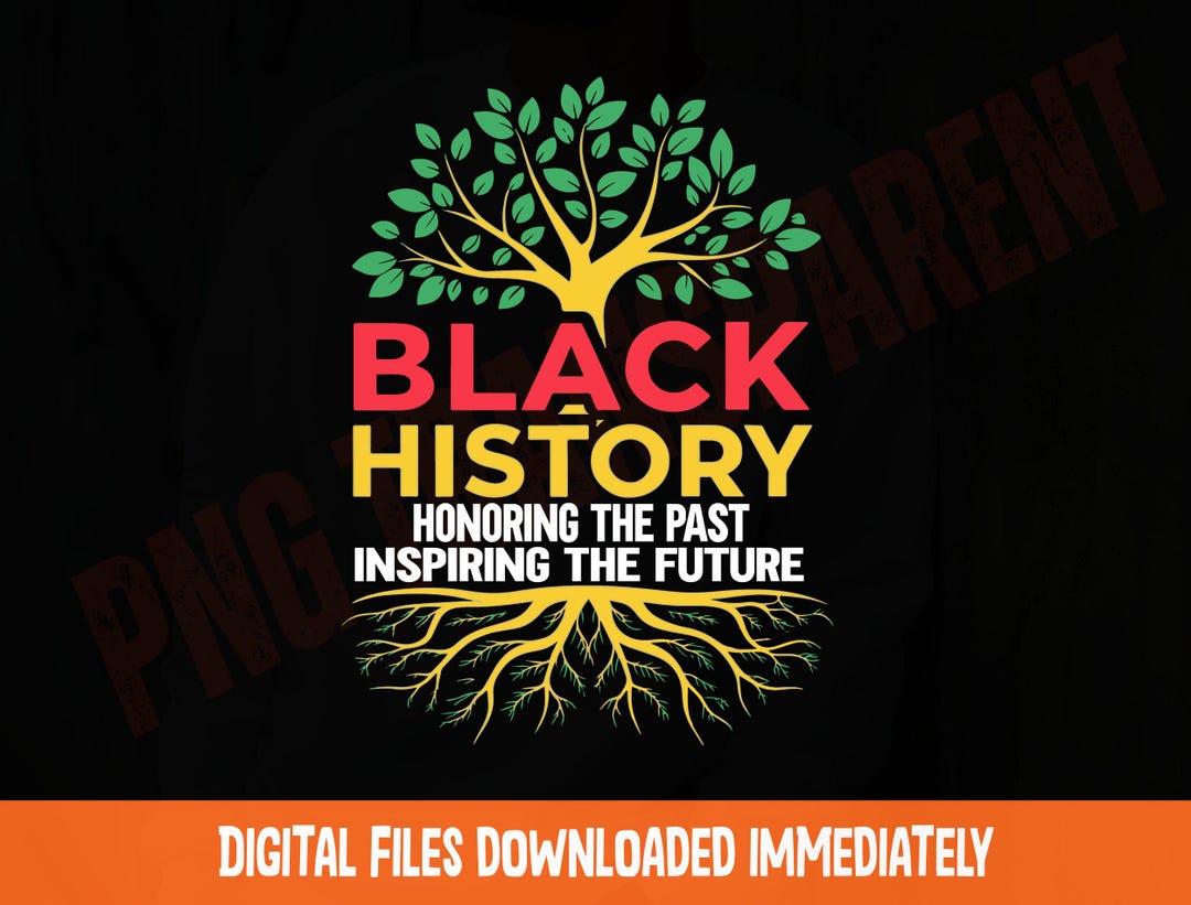 Black History Tree PNG: African Pride Sublimation Design (digital ...