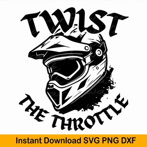 Twist the Throttle Dirt Bike Svg, Racing Motocross Supercross Svg, Moto ...