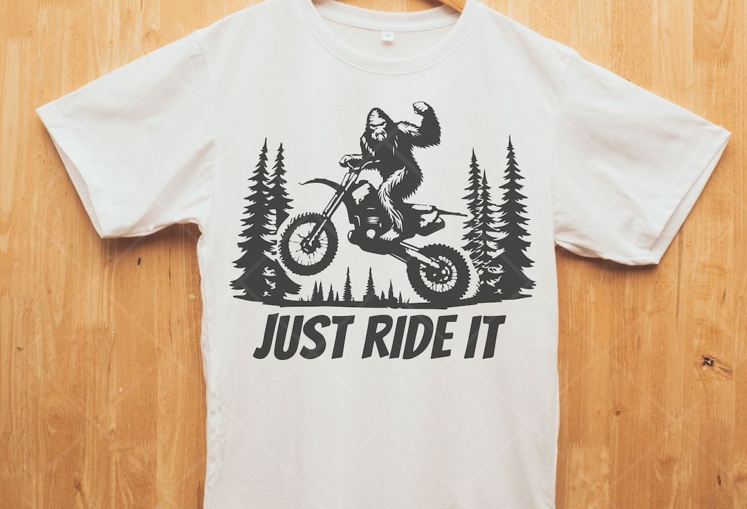 Funny Bigfoot Dirt Bike Motocross Svg, Sports Svg, Racing Flag Svg ...