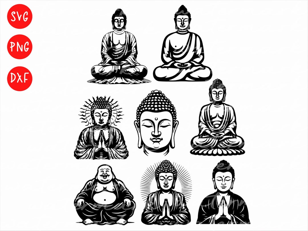 Buddha Bundle Svg Png, Buddha Png, Buddhism Svg, Buddha Print Svg ...