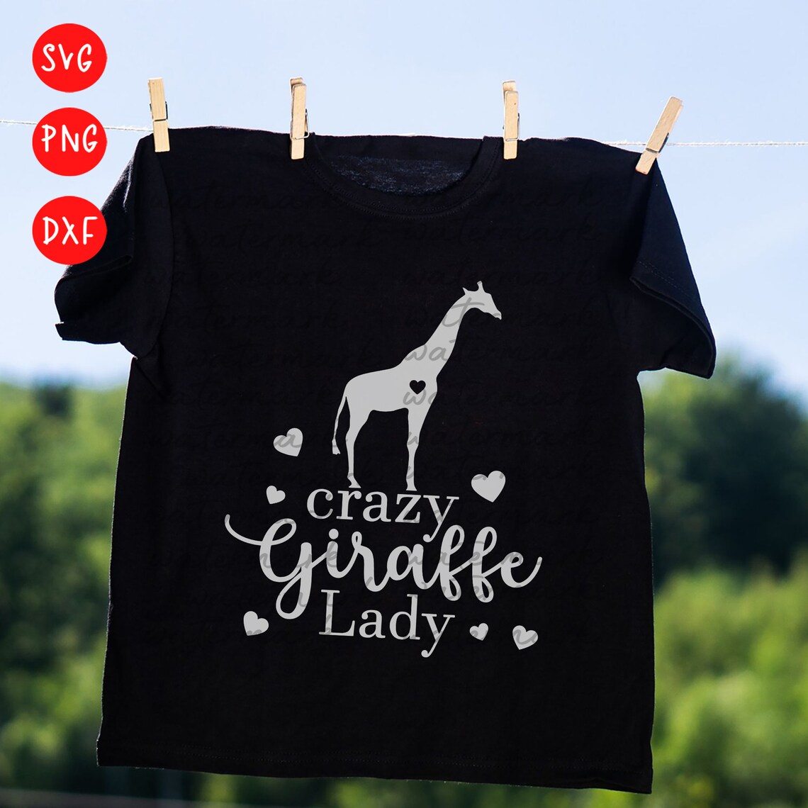 Giraffe Svg Crazy Giraffe Lady Giraffe Print Africa Svg | Etsy