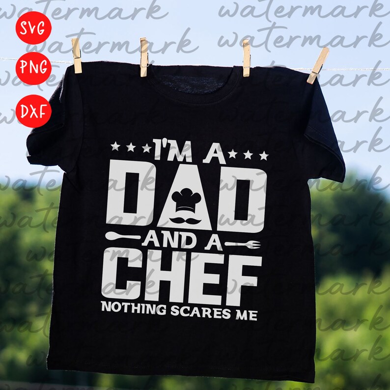I'm A Dad and Chef Svg Cooking Svg Kitchen Svg Chef Cut - Etsy