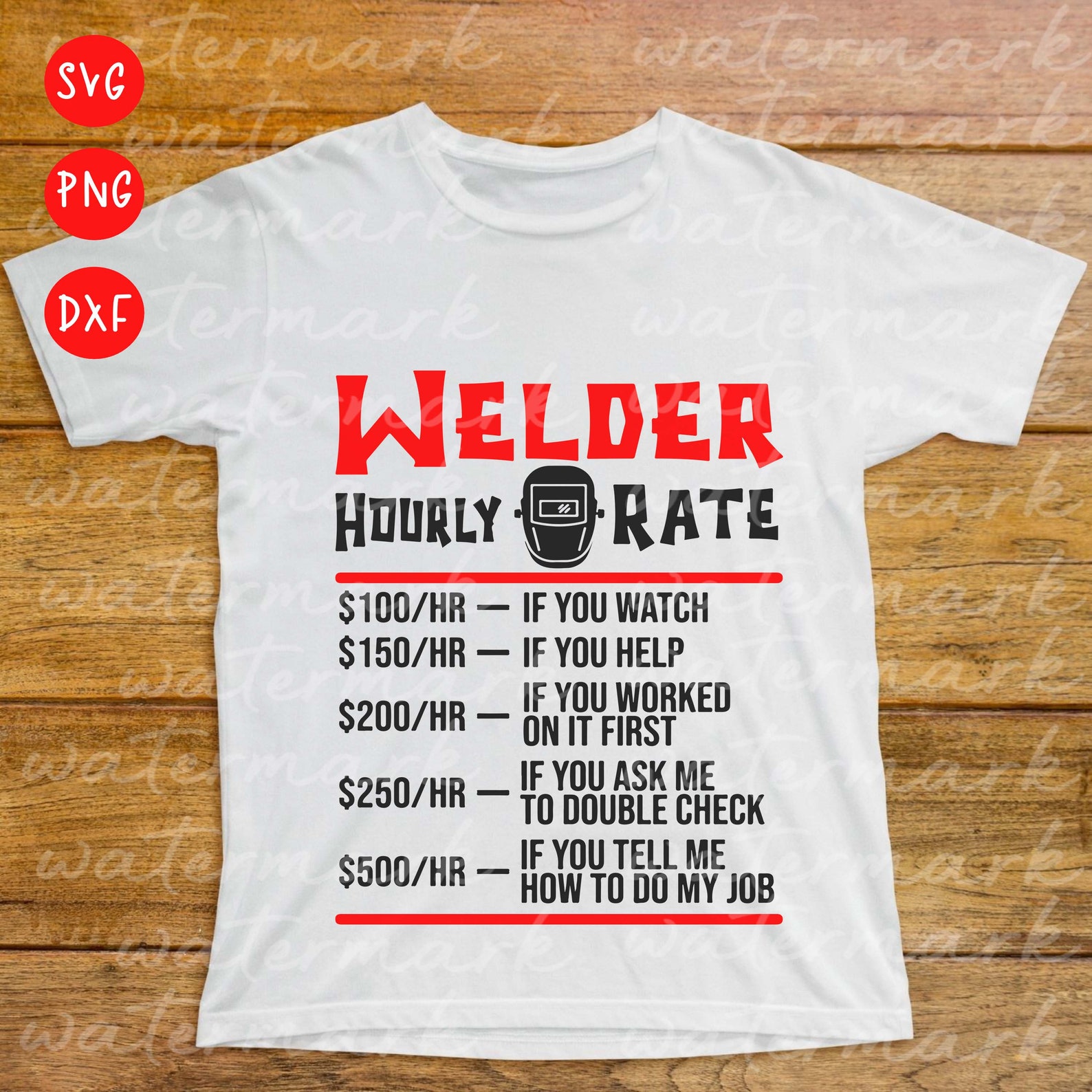 Welder Hourly Rate Funny Welder Svg Ironworker Svg Welder - Etsy