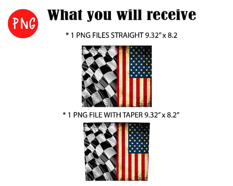 American Checkered Flag 20oz Skinny Sublimation Tumbler - Etsy