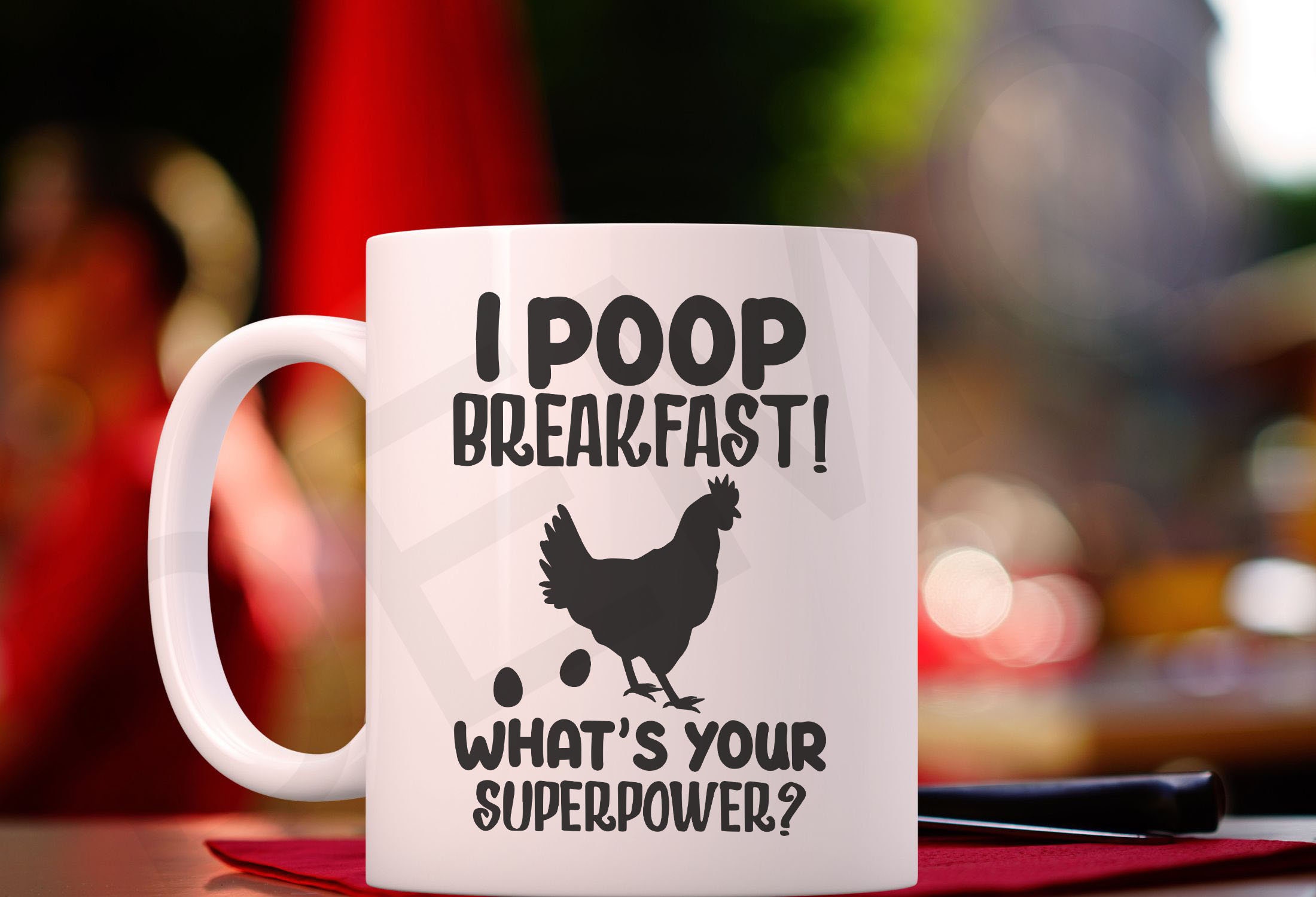 Chicken Svg I Poop Breakfast What's Your Superpower Farm - Etsy