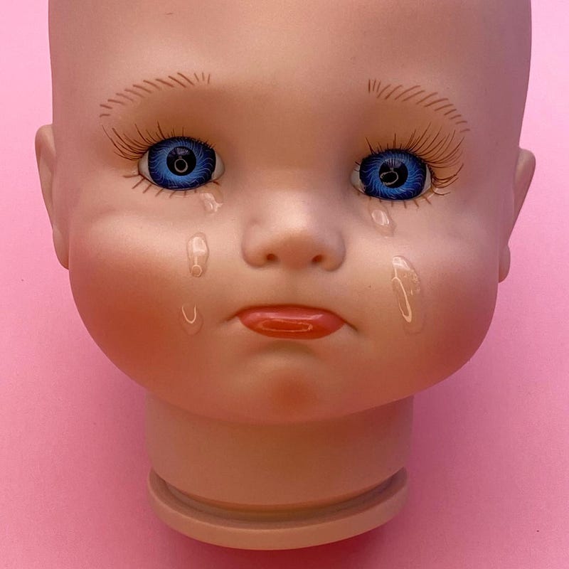 Crying Doll - Etsy