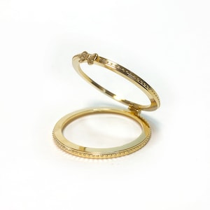 Circular Hinge for Round Boxes 2-1/4" Diameter: Gold Finish Cast Metal ...