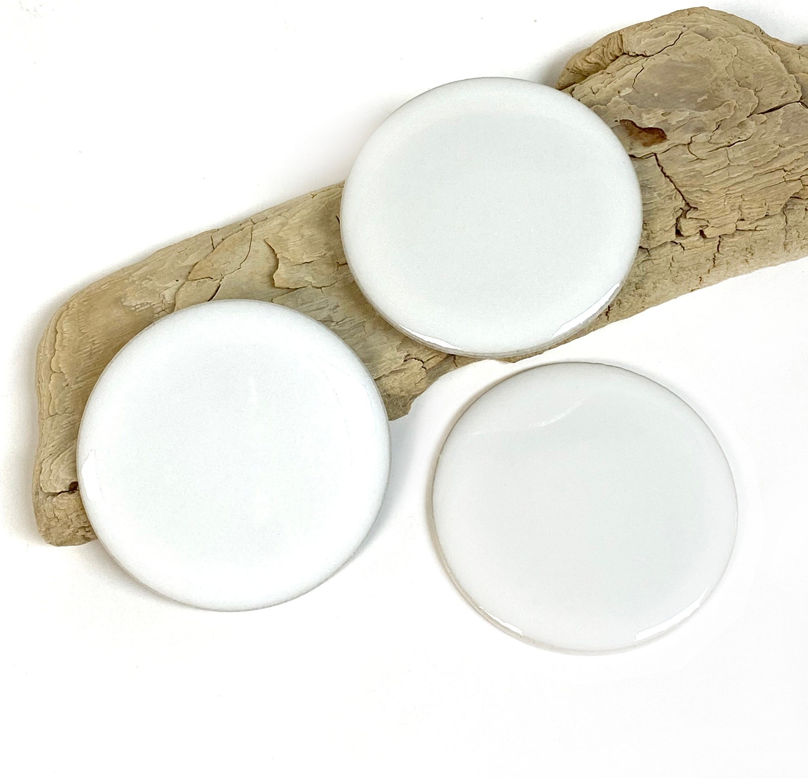 Blank Ceramic Discs: 2-1/16" Round Glazed Surface (lot of 15) - Etsy