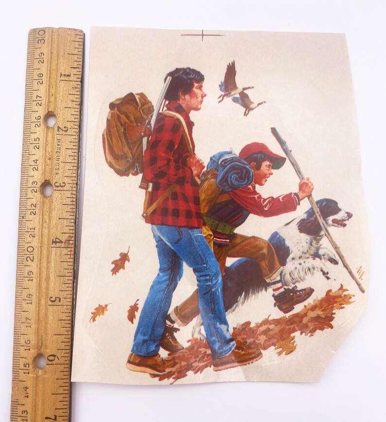 Vintage Ceramic Decals: "boys Hiking" - Water Mount, Kiln-fire ...