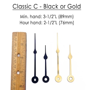 Clock Parts Replacement Kit - Takane Quartz Movement With Hour & Minute ...