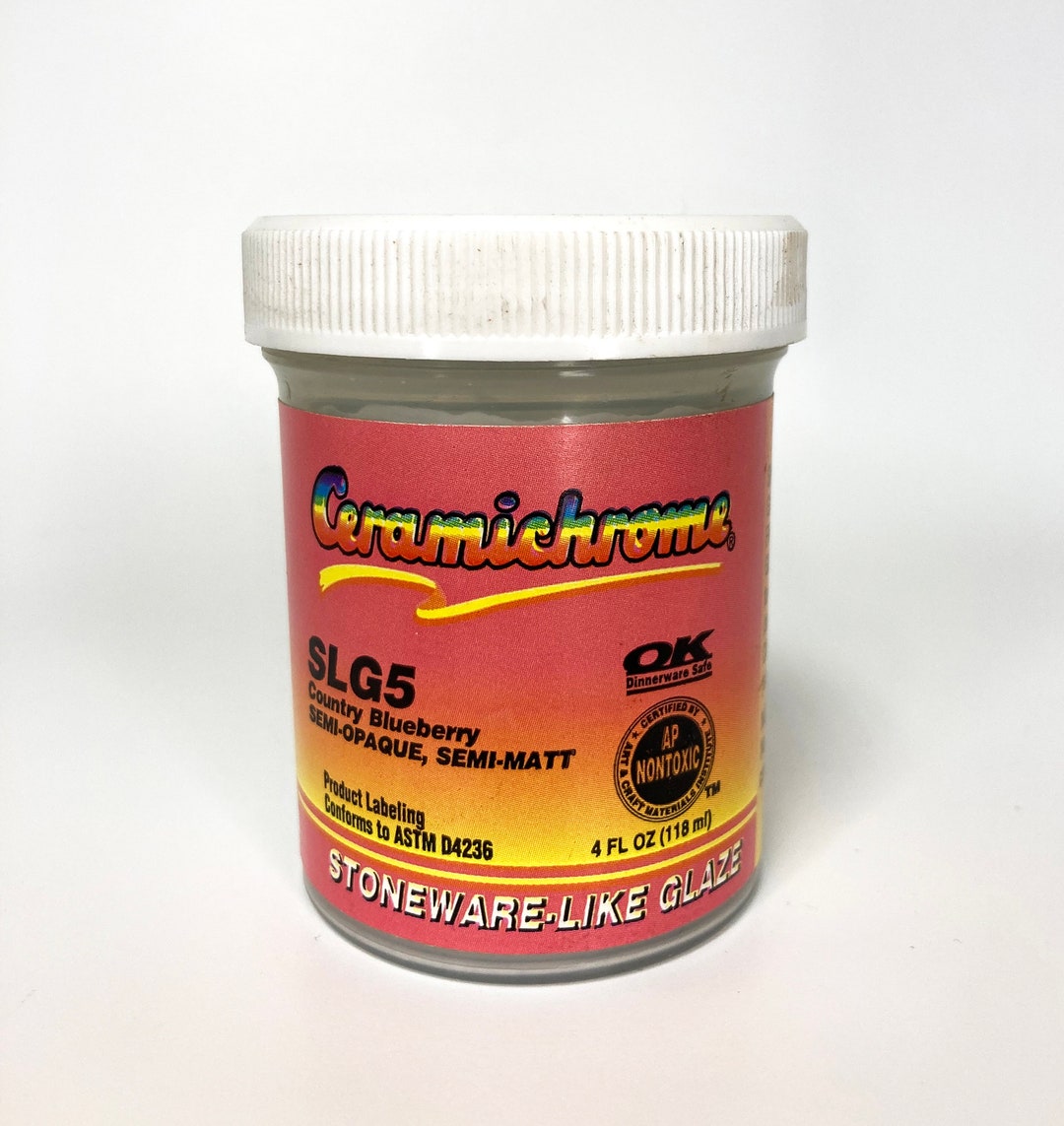 Stoneware-like Glaze 4 Oz Jar - Multiple Colors Listed : Vintage ...