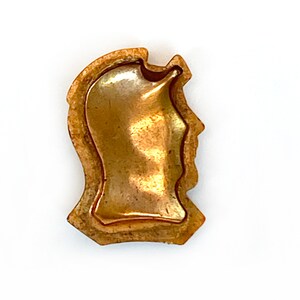 Copper Roman Soldier Warrior Profile: Embossed Vintage Pressed Metal ...