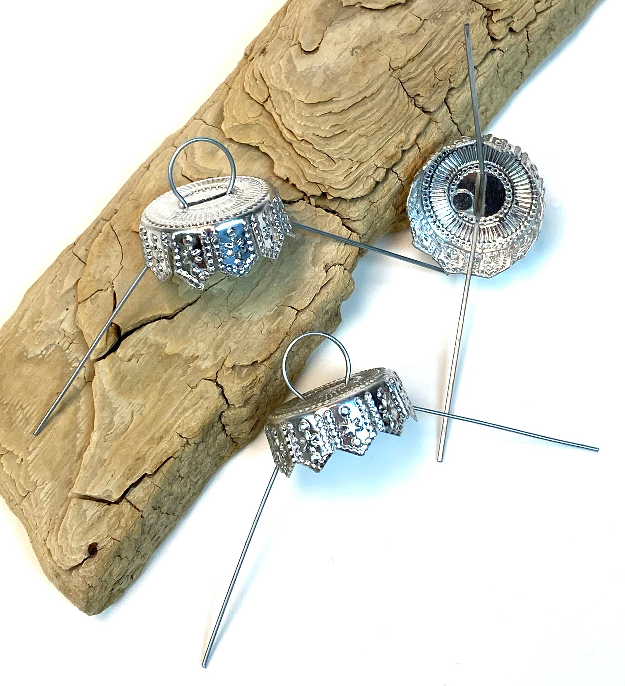 Silver Ornament Caps 7/8 Diameter: old World - Etsy