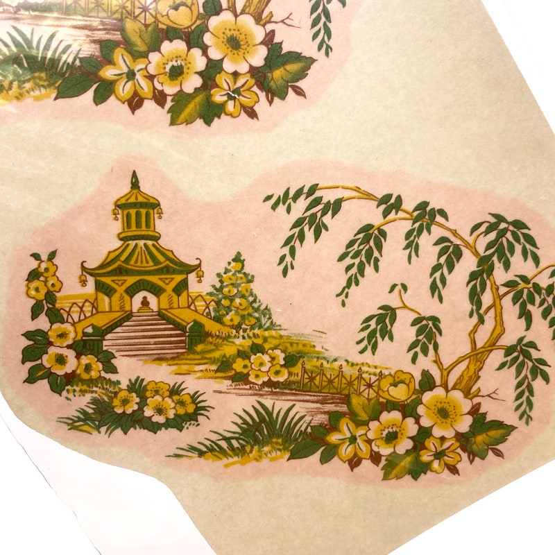 Chinese Pagoda Stickers - Etsy