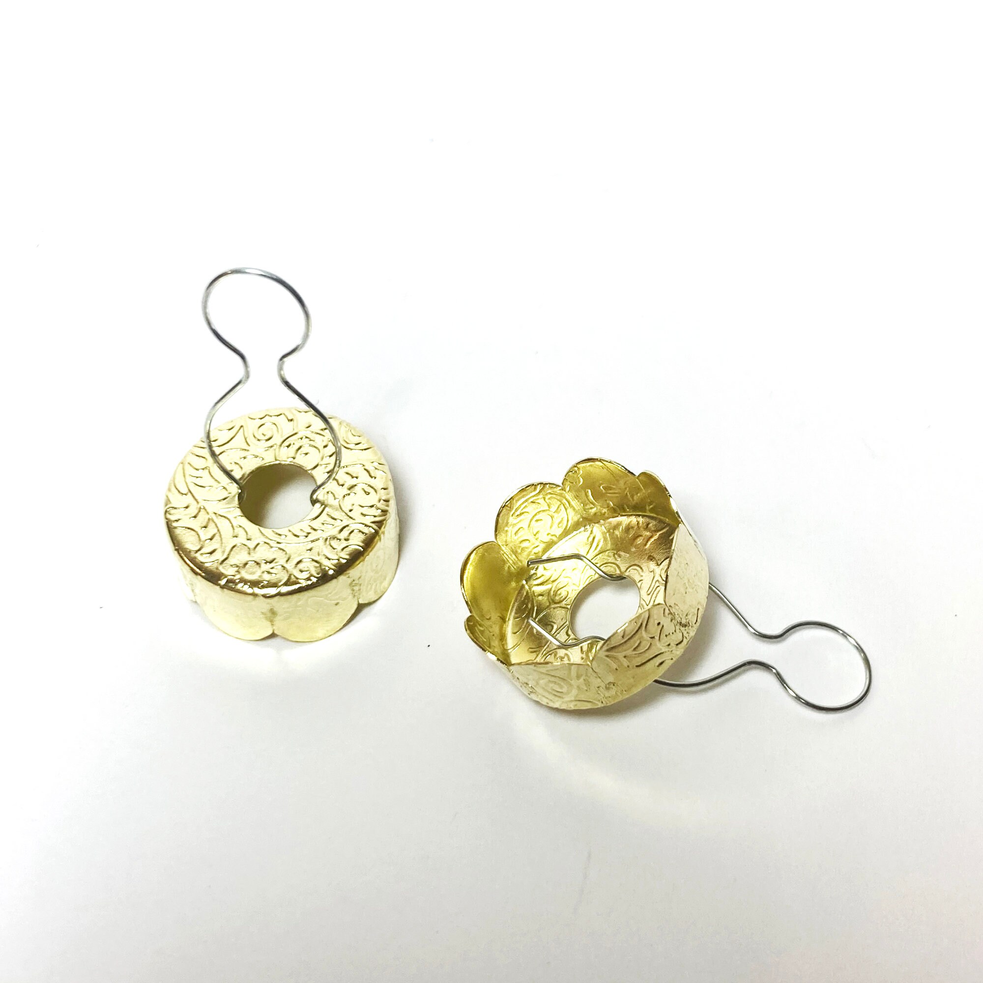 Bright Gold Ornament Caps 13/16 Diameter: Traditional - Etsy