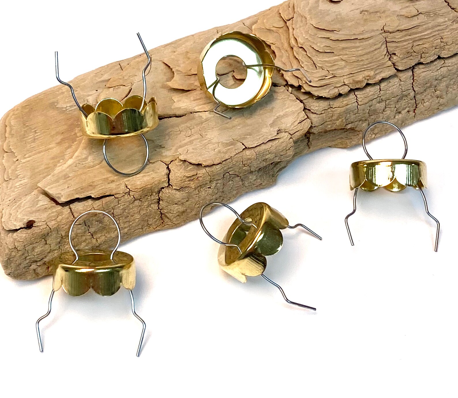 Bright Gold Ornament Caps 5/8 Diameter: Traditional - Etsy