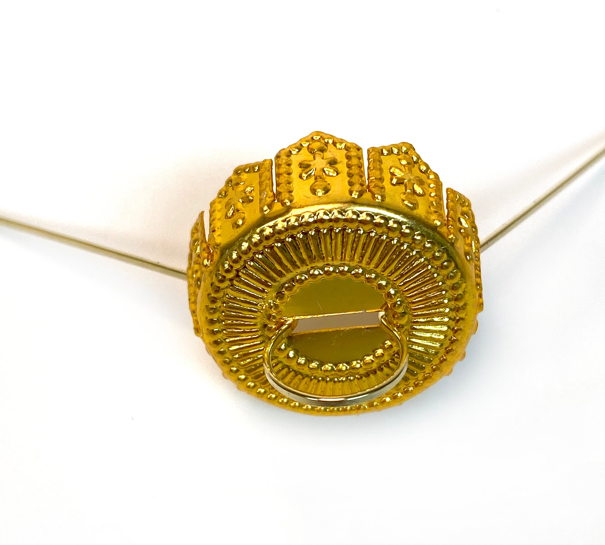 Gold Ornament Caps 7/8 Diameter: old World - Etsy