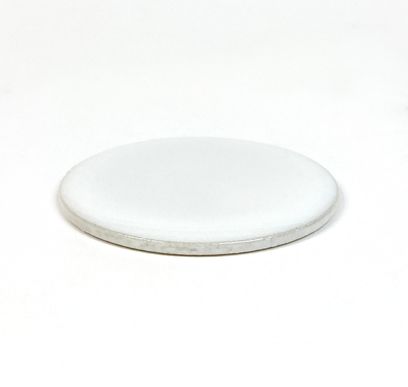Blank Ceramic Discs: 2-1/16 Round Glazed Surface lot of - Etsy