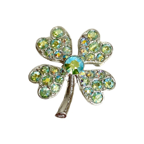 Vintage Antique 4 Leaf Clover Brooch Fashion Costume Jewelry lot - munimoro.gob.pe