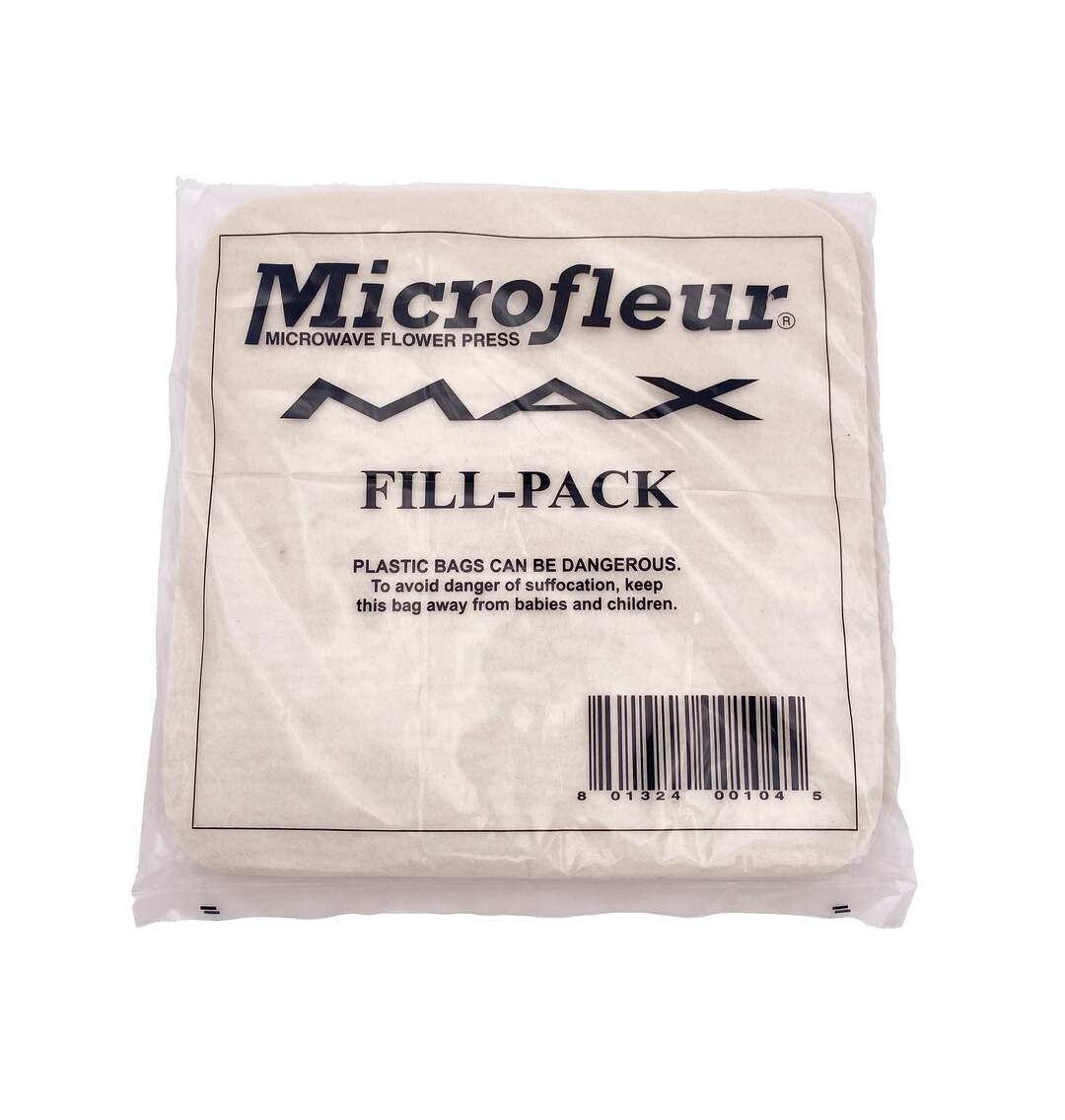 Microfleur Max 9"x9" Fill-pack for Microwave Flower Press: Wool Felt Pads & Cotton Liners - Etsy