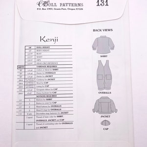 Vintage Connie's Doll Patterns: Outfits for 18" Dolls, Todd & Kenji - Etsy