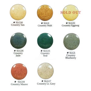 Stoneware-like Glaze 4 Oz Jar - Multiple Colors Listed : Vintage ...