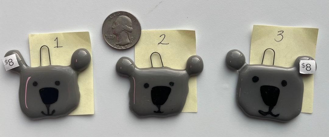 Koala Bear and Kitty Fused Glass Ornament/sun Catcher - Etsy