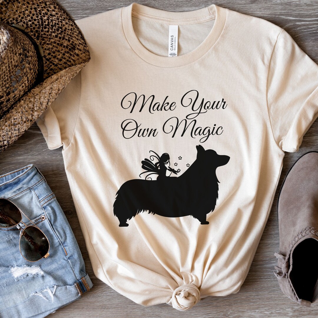 Corgi Fairy T-shirt, Corgi T-shirt, Fairy T-shirt, Women's Corgi T ...