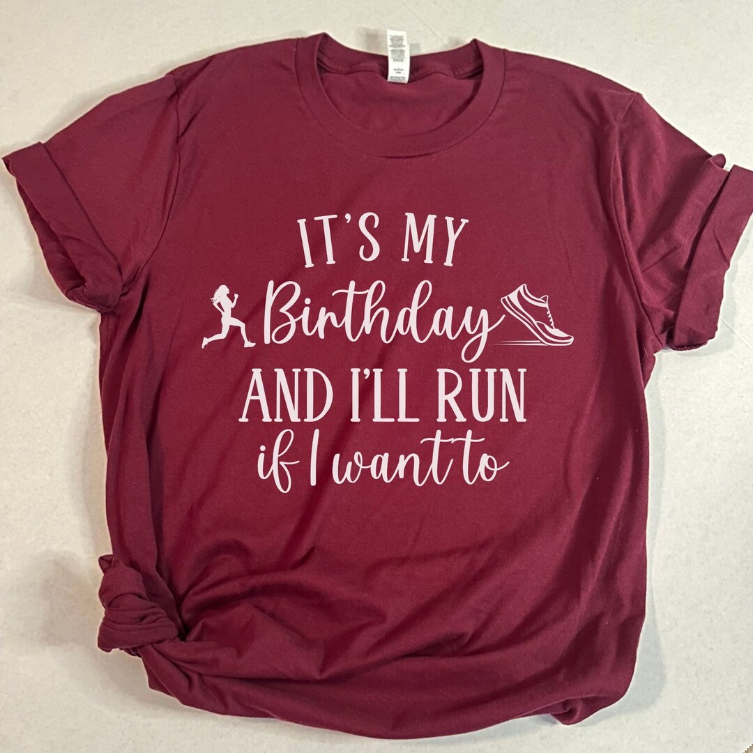 Birthday Gift for Runner Running Birthday Shirt Gift for Runner ...