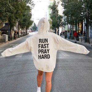 Gift for Runner, Running Hoodie, Run Sweatshirt, Marathon Sweatshirt ...