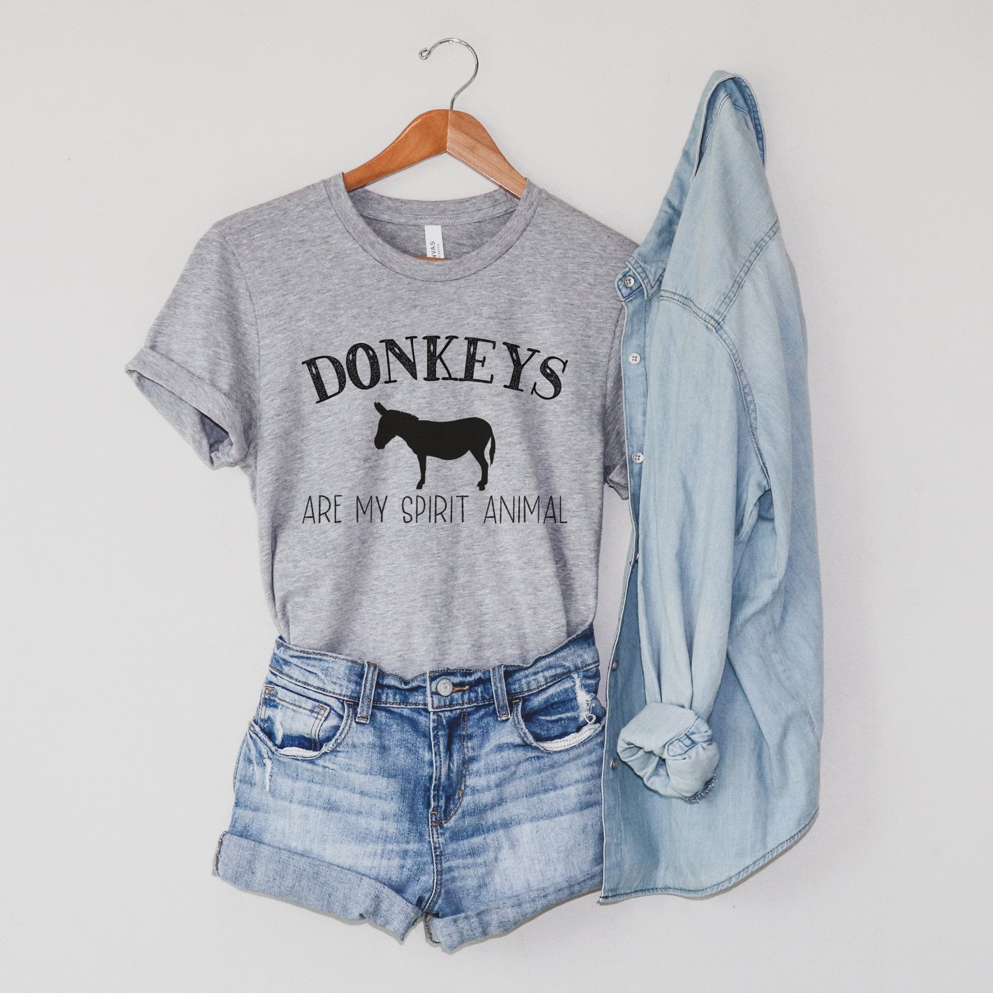 Donkey T-shirt Funny Donkey Shirt Donkey Gift Unisex Donkey - Etsy