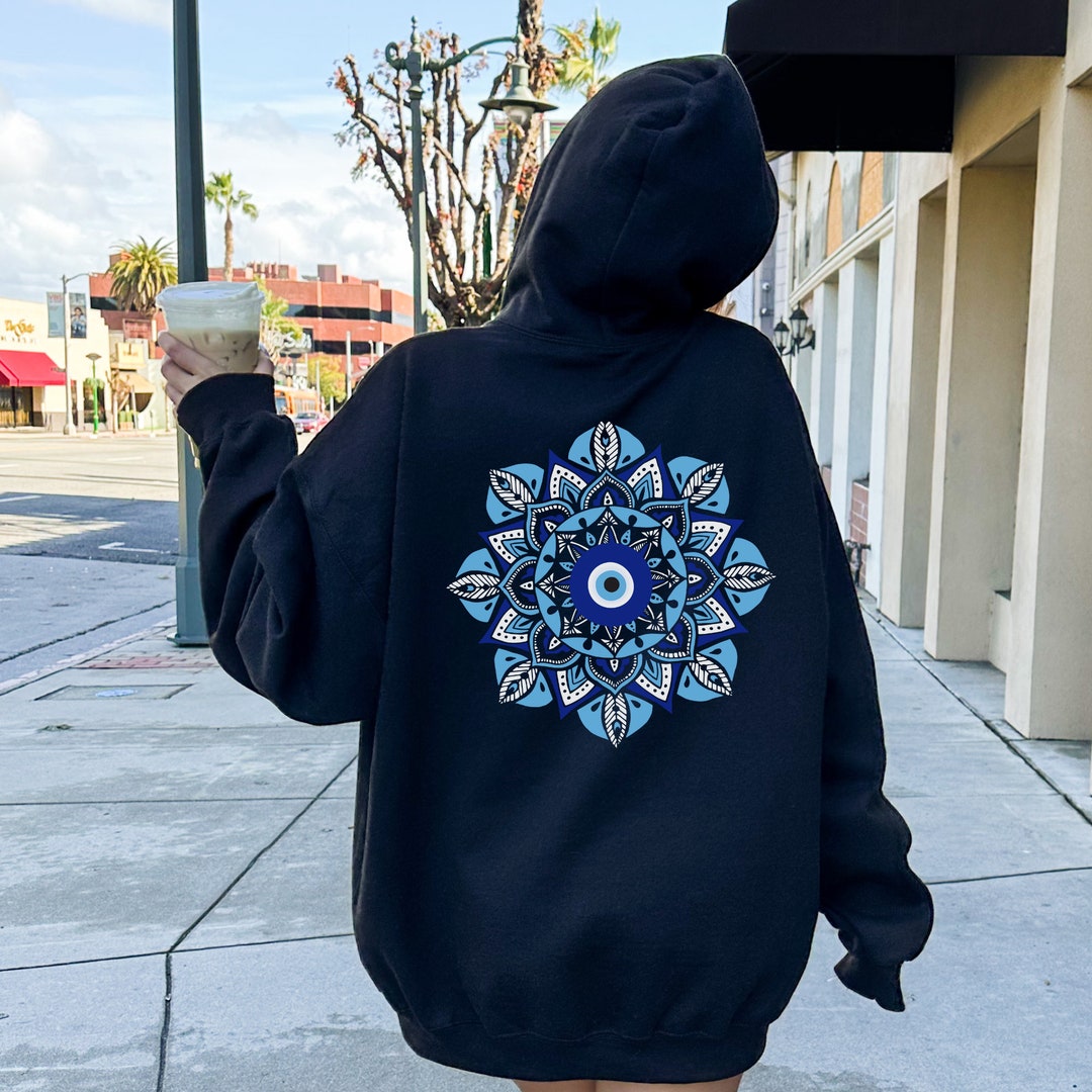 Evil Eye Hoodie Mystical Hoodie Eye of Horus Celestial Hoodie - Etsy
