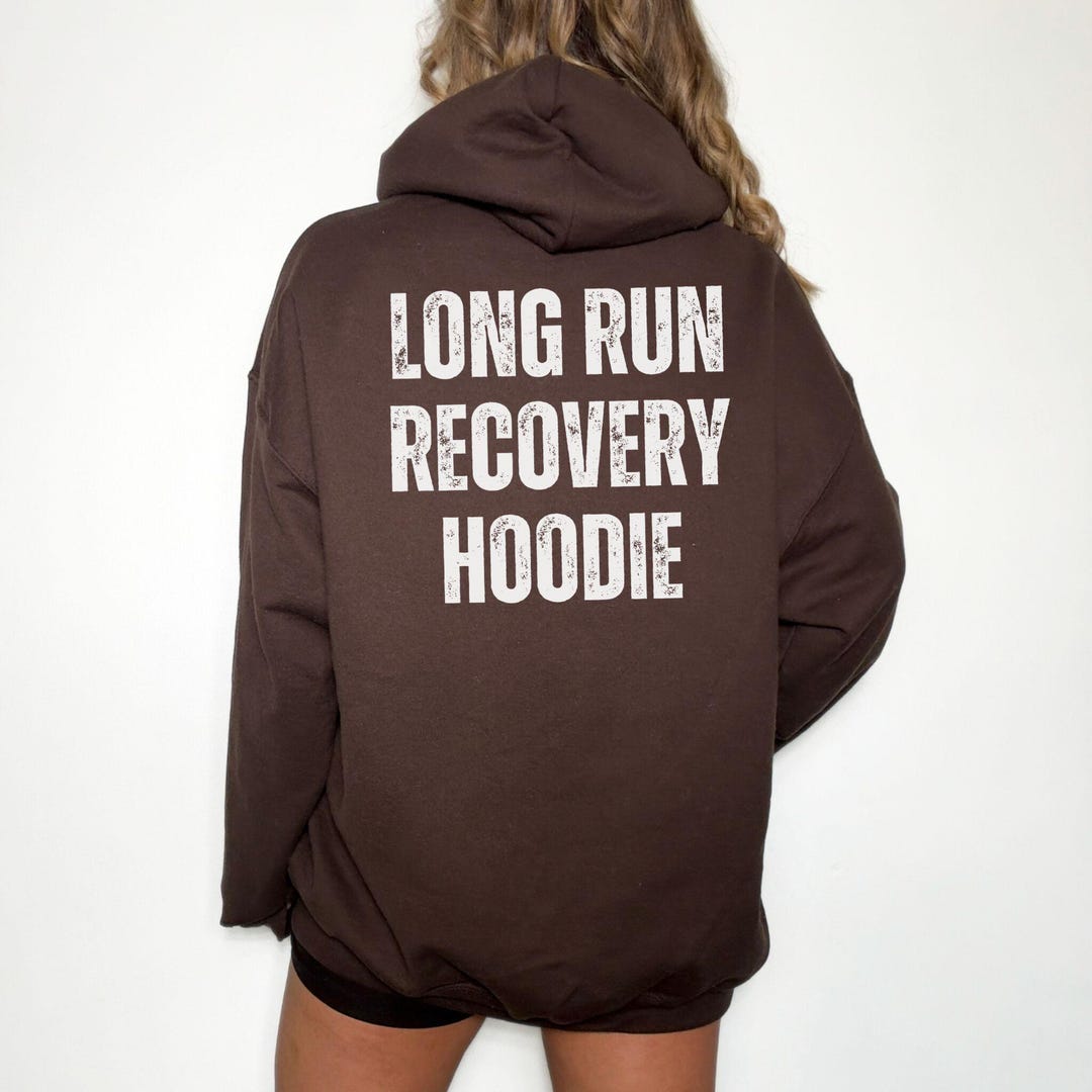Gift for Runner, Long Running Hoodie, Run Sweatshirt, Marathon ...