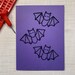 Bats - Embroidered Braille Card - Etsy
