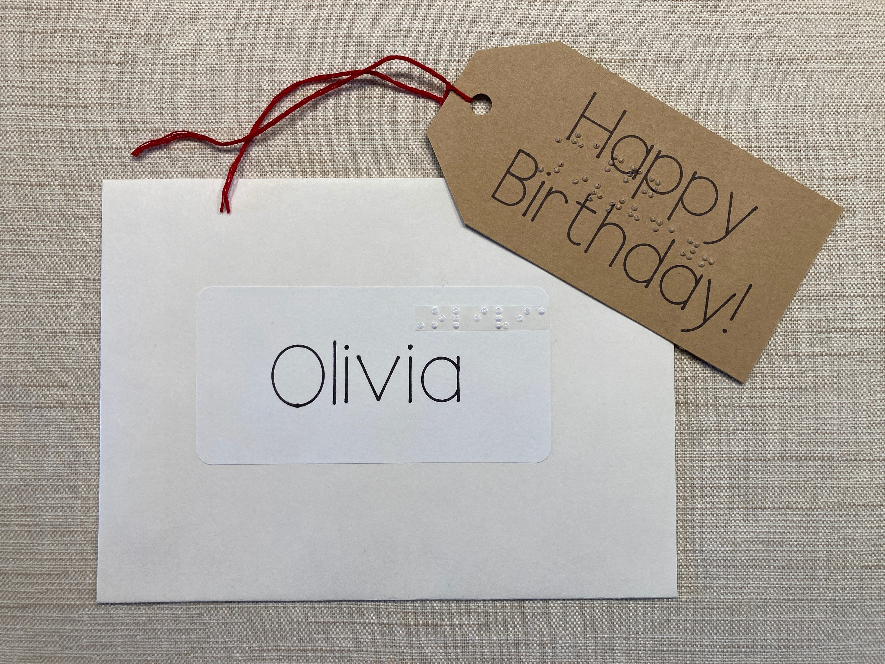 Flowers - Embroidered Braille Card - Etsy