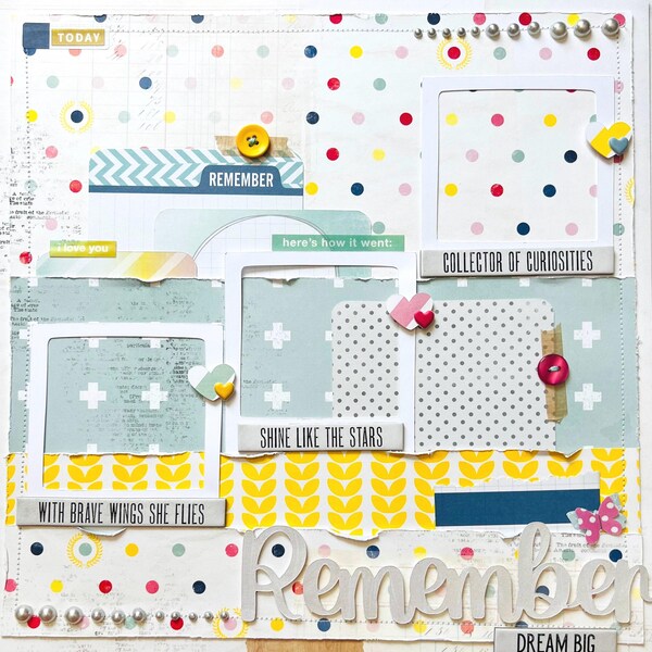 Scrapbook Layout Kits - Etsy