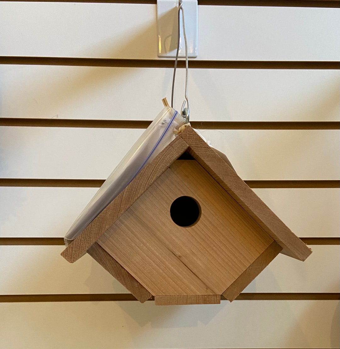 Wooden Wren House - Etsy