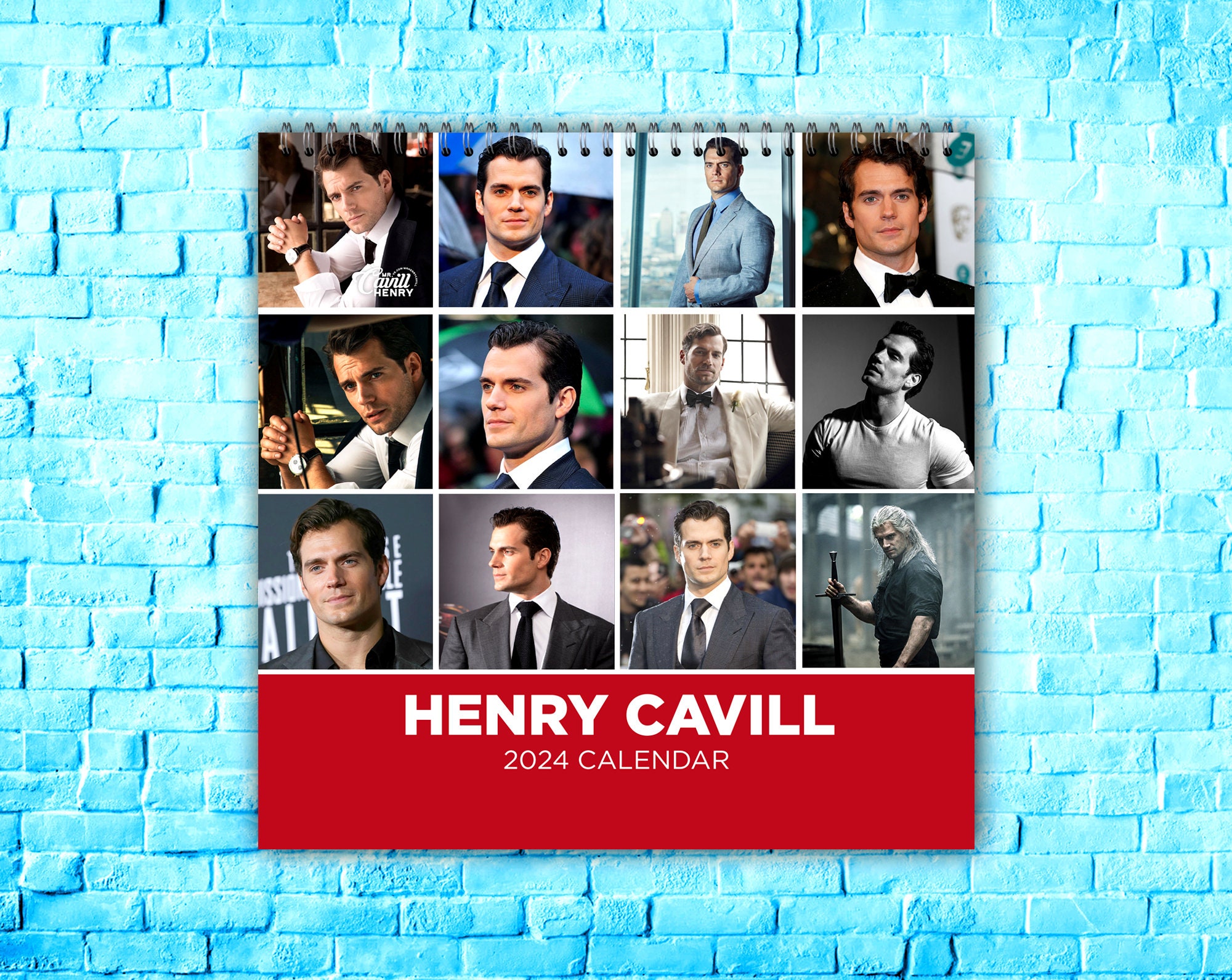 Henry Cavill Calendar 2024 | Celebrity Calendar | 2024 Wall Calendar ...