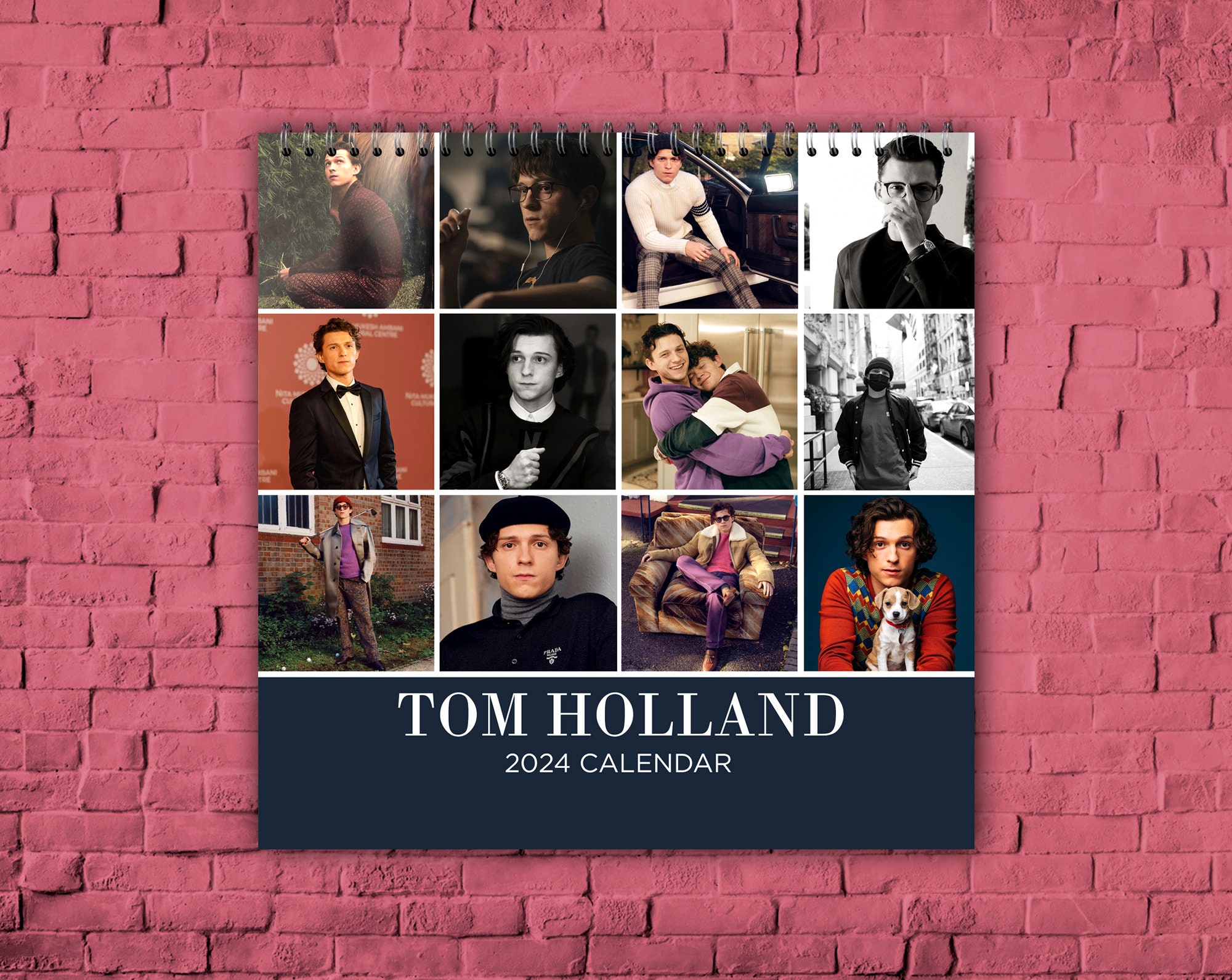 Tom Holland Calendar 2024 | Celebrity Calendar | 2024 Wall Calendar ...