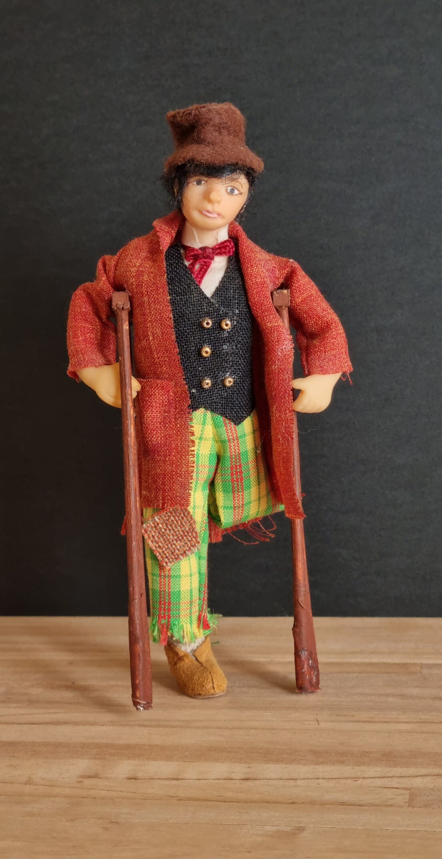 Character Doll Disabled Young Man Dolls House Doll Scale 1:12 - Etsy