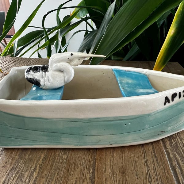 Ceramic Boat - Etsy