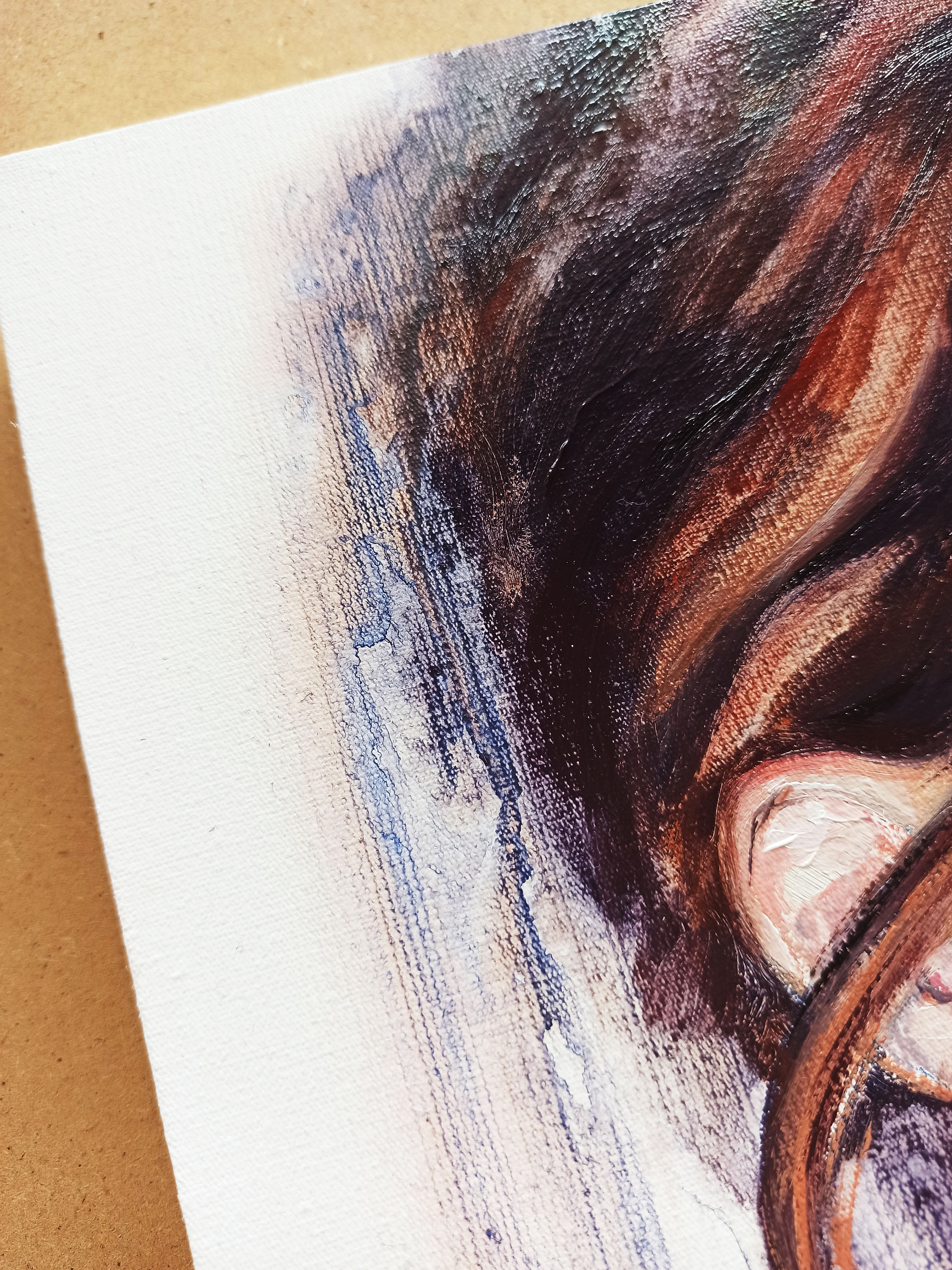 Custom Oil Portrait on Canvas, Portrait Painting From Photo, Original ...