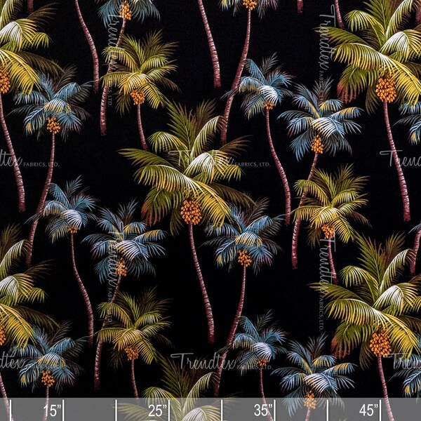 Palm Tree Fabric - Etsy