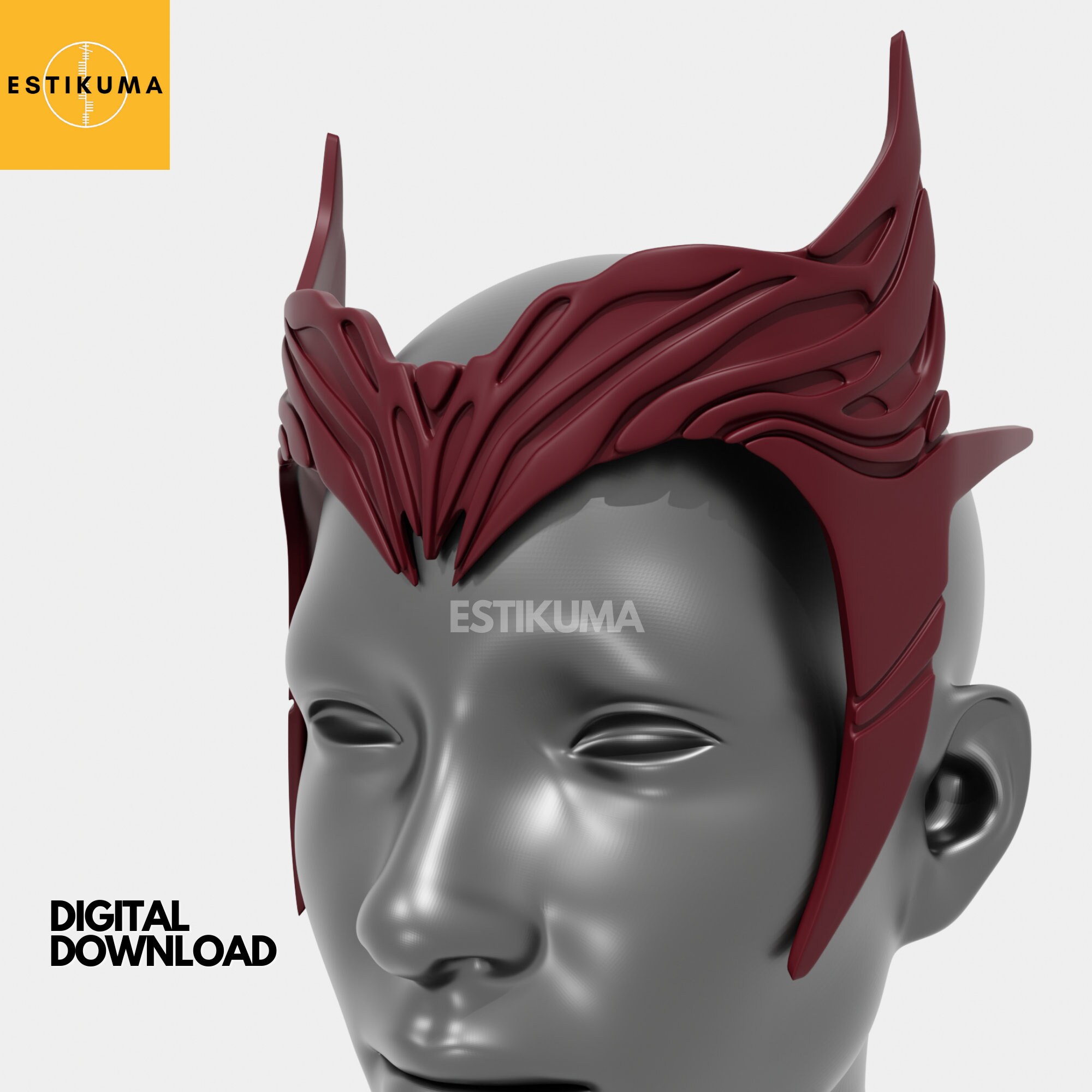 Scarlet Witch Tiara Wandavision STL - Etsy