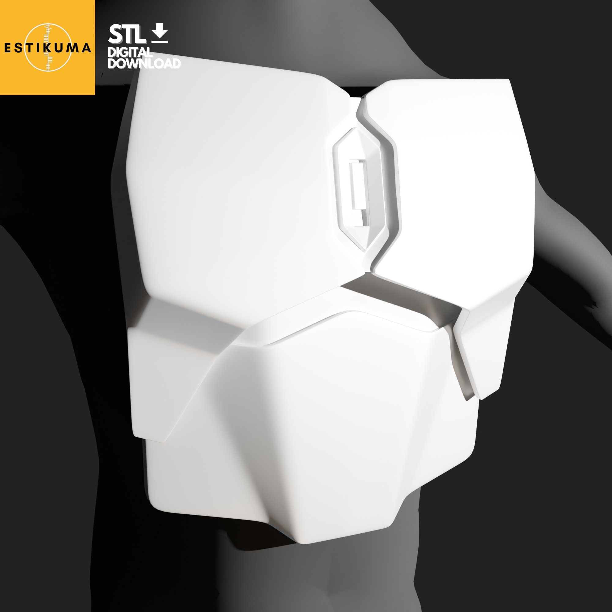 The Mandalorian Chest Plate Armour 3D Model STL digital Download - Etsy