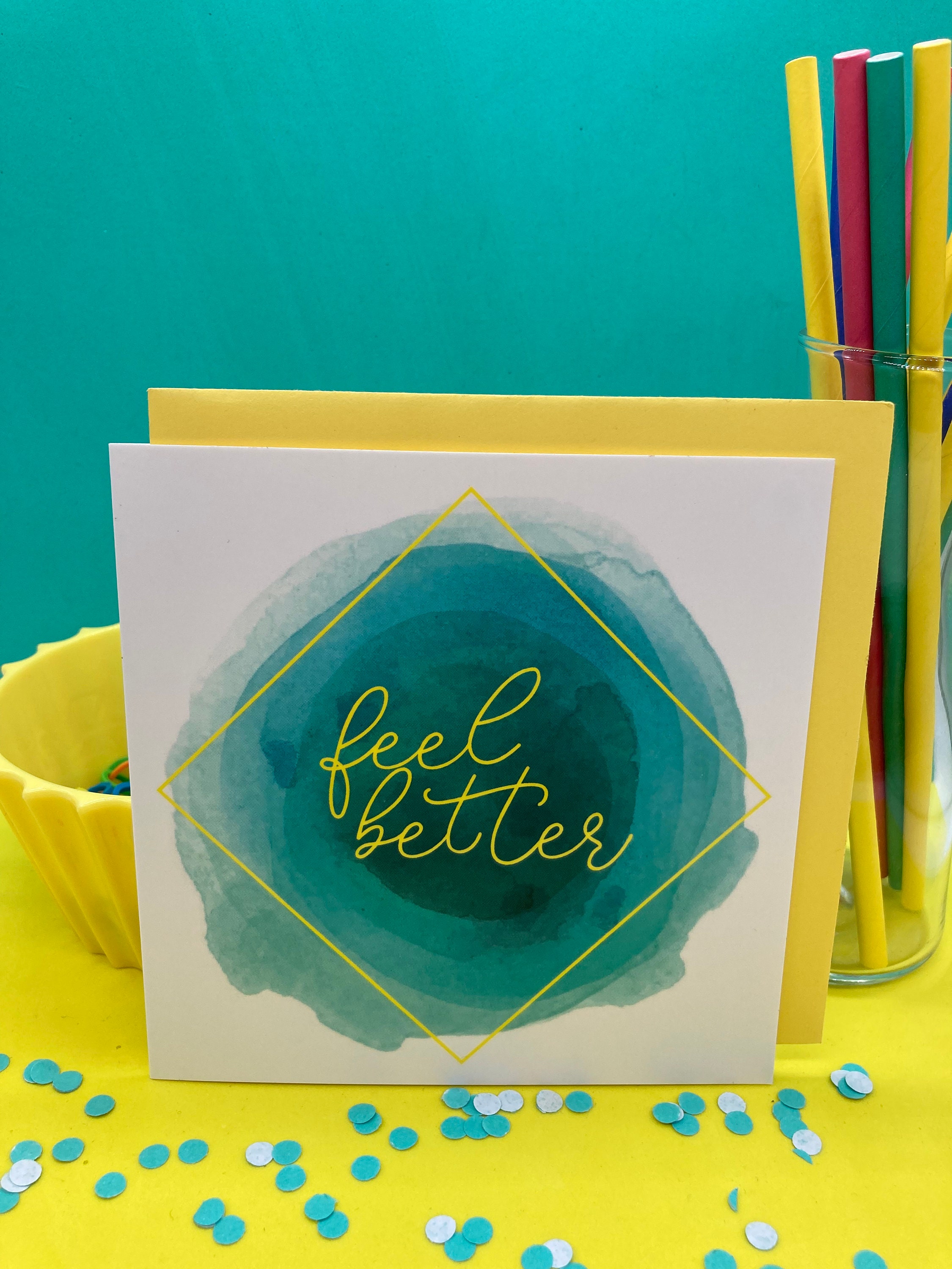 Feel Better Greeting Card - Etsy
